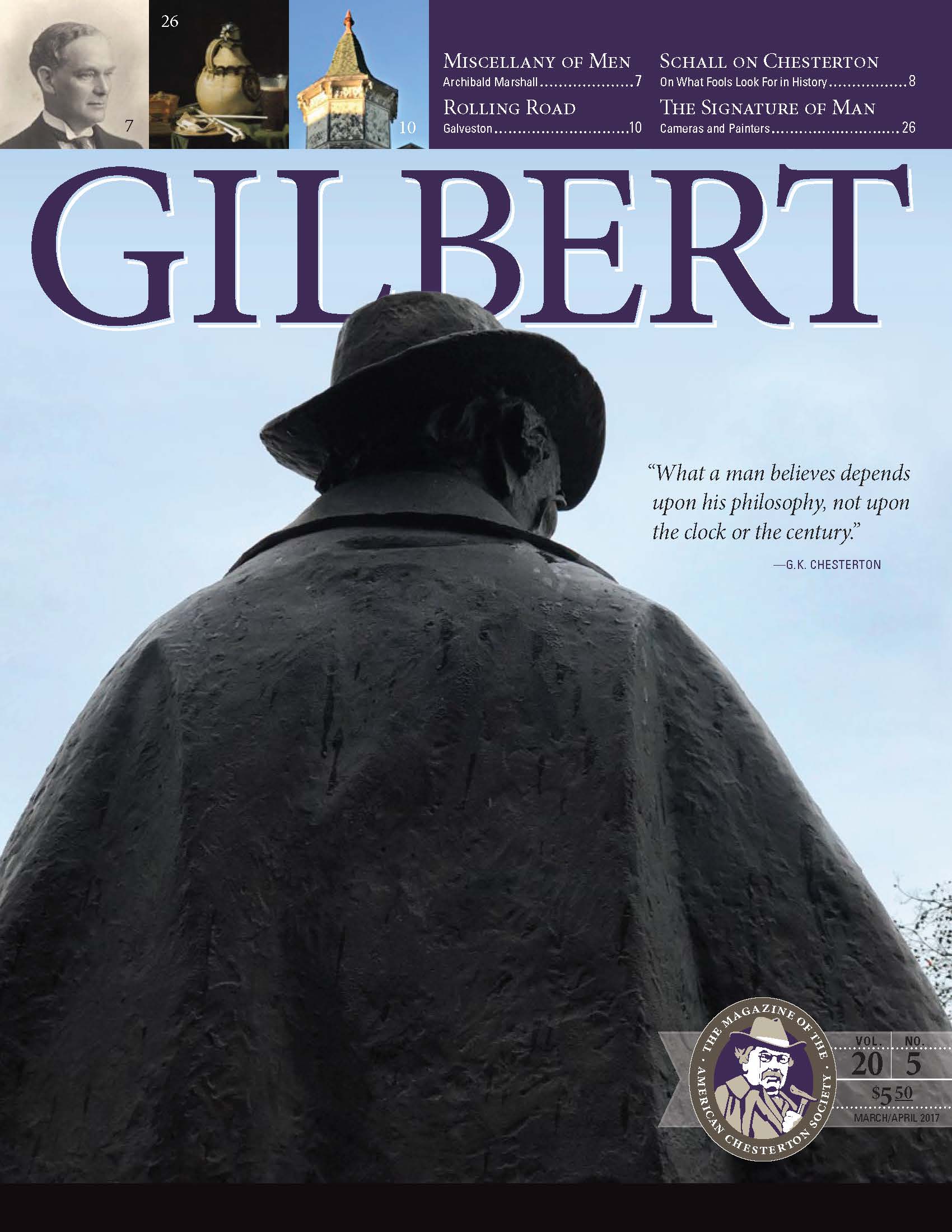 Gilbert Vol. 20, No. 5 (2017) - Store | Society of Gilbert Keith Chesterton