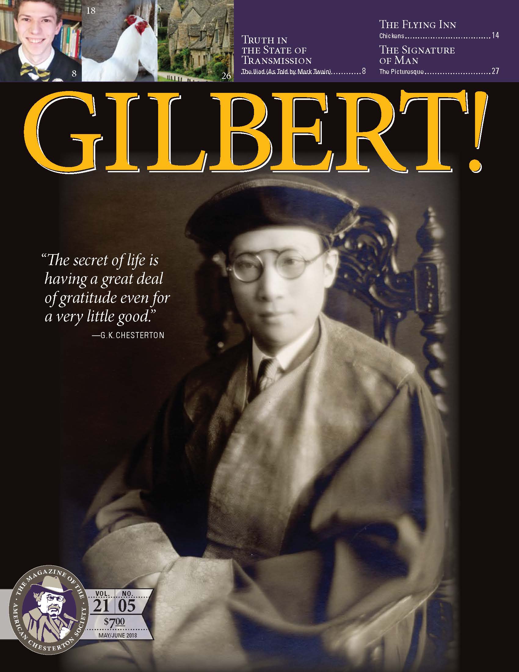 Gilbert Vol. 21, No. 5 (2018) - Store | Society of Gilbert Keith Chesterton