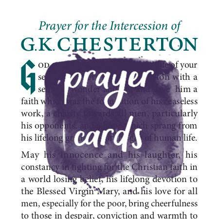 Prayer Cards - Store | Society of Gilbert Keith Chesterton