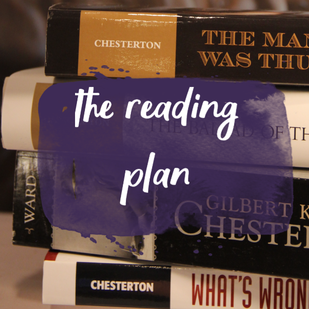 Reading Plan - Store | Society of Gilbert Keith Chesterton