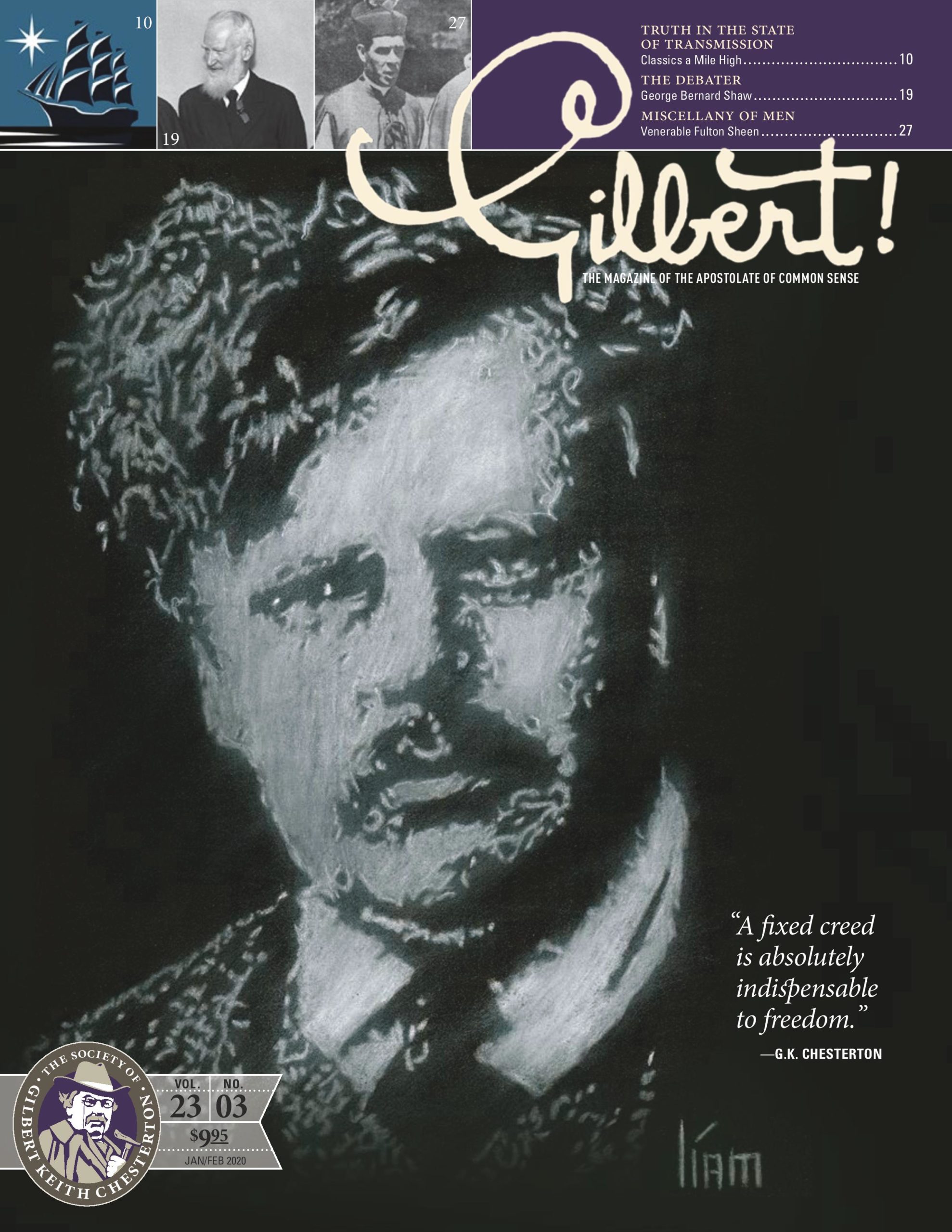 Gilbert Vol. 23, No. 3 (2020) - Store | Society of Gilbert Keith Chesterton
