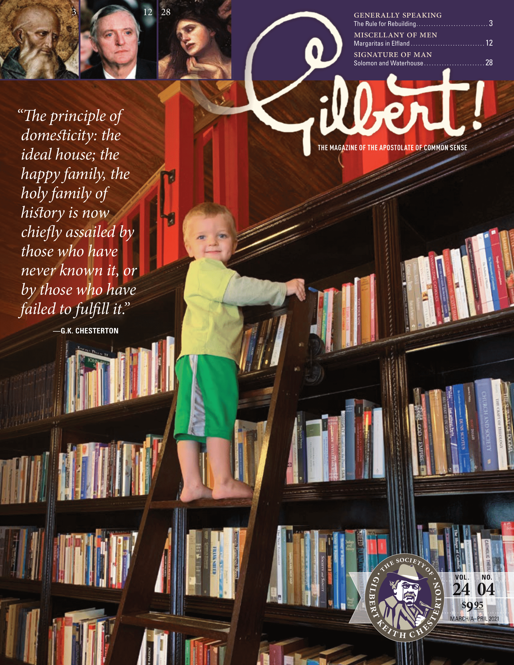 Gilbert Vol. 24, No. 4 (2021) - Store | Society of Gilbert Keith Chesterton