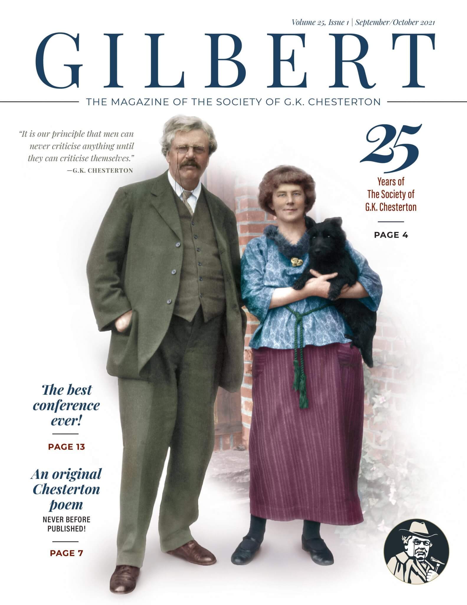 Gilbert Vol. 25, No. 1 (2021) - Store | Society of Gilbert Keith Chesterton