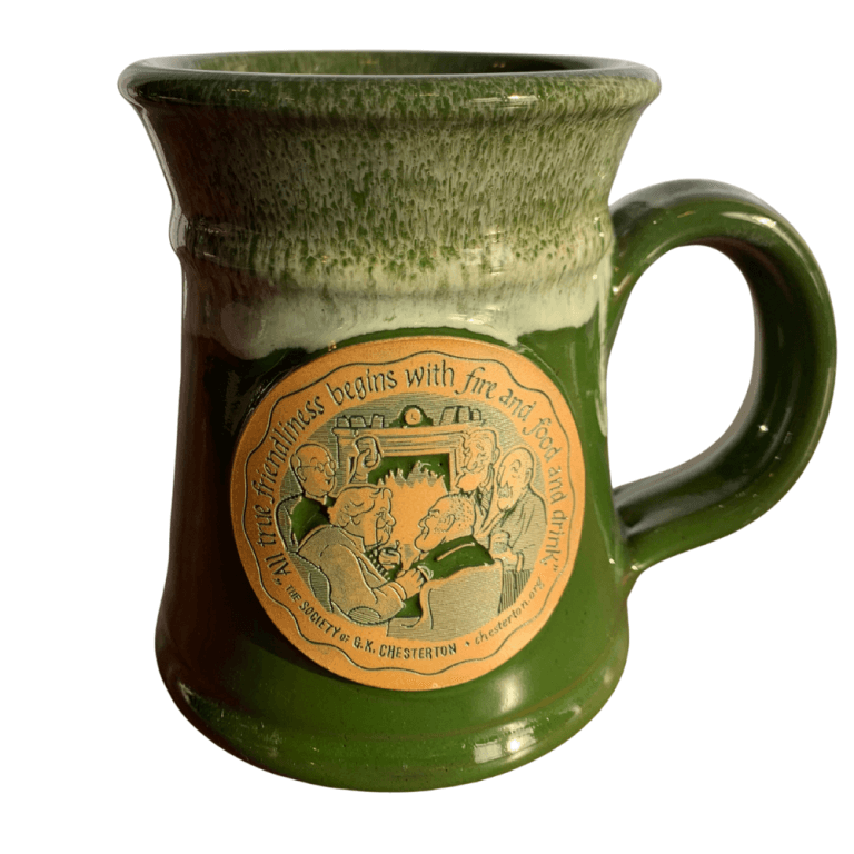 Chesterton Quote Hand-Made Mug - Store | Society of Gilbert Keith ...