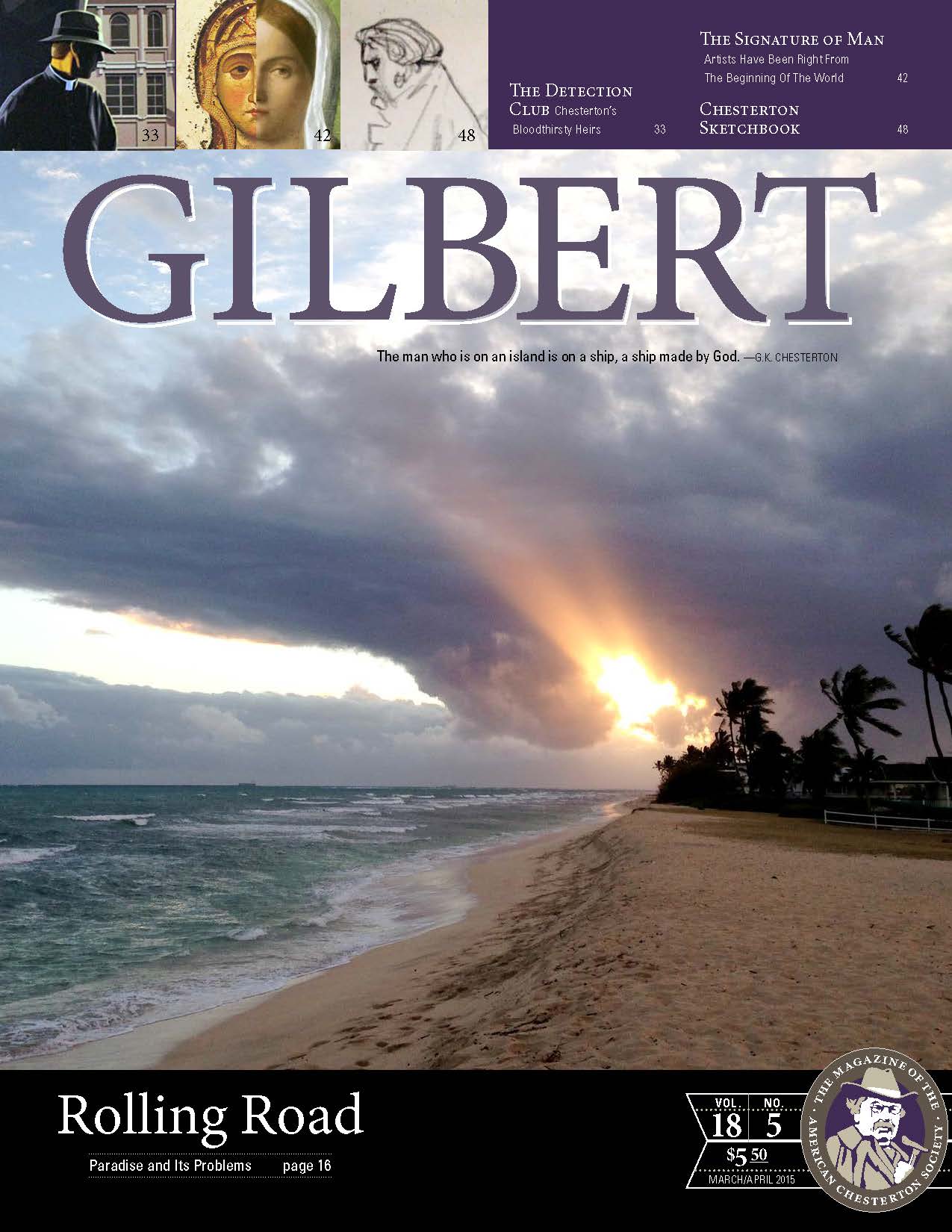 Gilbert Vol. 18, No. 5 (2015) - Society of Gilbert Keith Chesterton