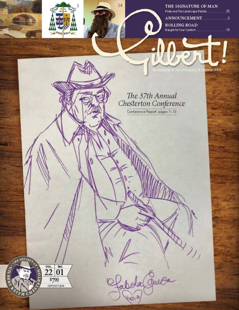 Gilbert Vol. 22, No. 1 (2018) - Society of Gilbert Keith Chesterton