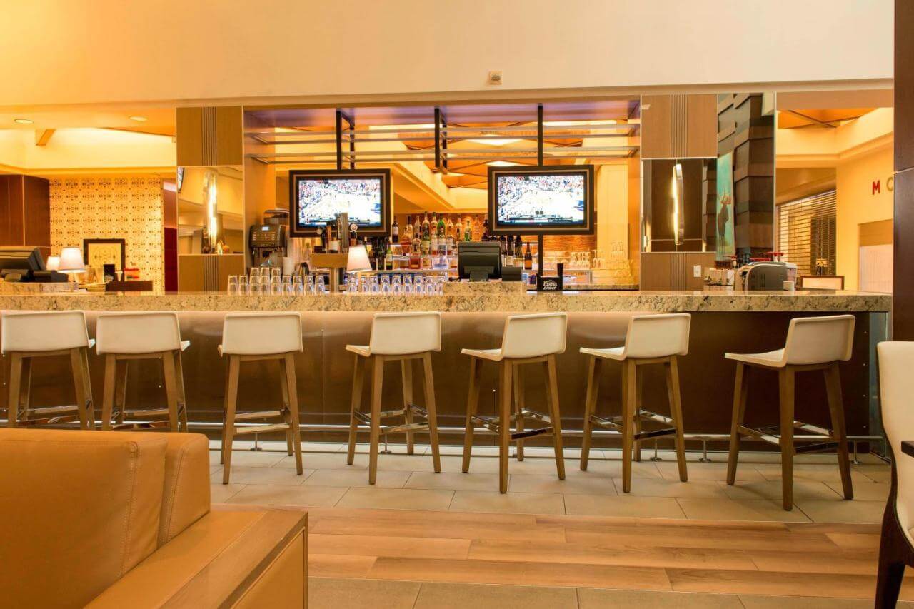 Marriott indoor bar - Society of Gilbert Keith Chesterton